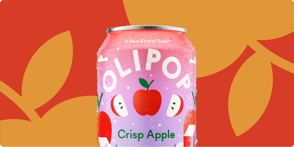 Crisp Apple Prebiotic Soda 12-Pack | OLIPOP