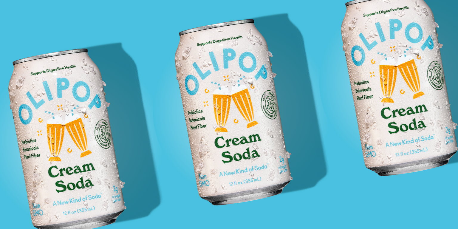 Cream Prebiotic Soda 12-Pack | OLIPOP